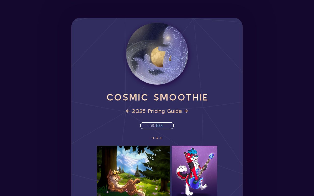 CosmicSmoothie Pricing Guide